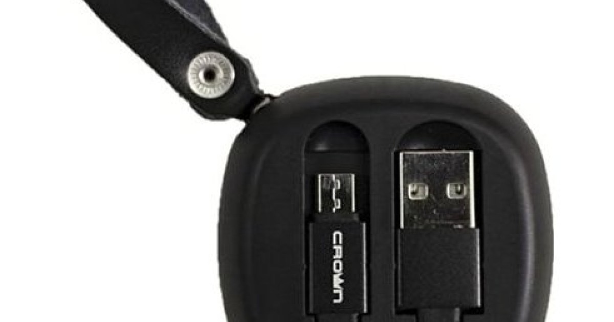 Кабель Crown USB 2.0 A-micro 0,9 м CMCU-013M - Купити в Час-Пік