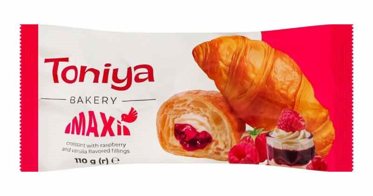 Круасан малина и ваниль 110 г Toniya - Купить в Час-Пик